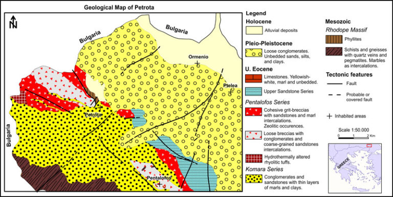 Geological features of Petrota | Petrota Zeolite - "O Lithoxoos"